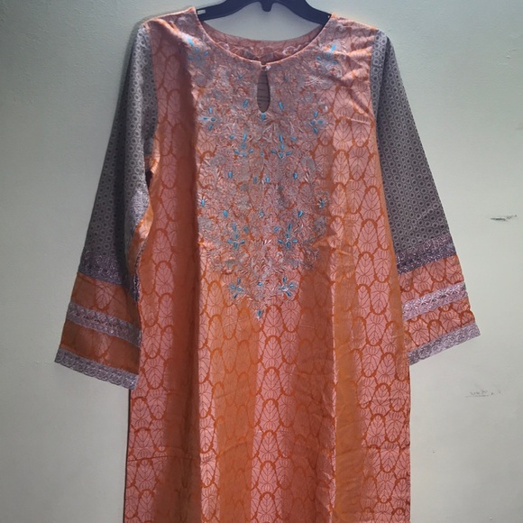 kurta | Dresses | Nwt Beech Tree Embroidered Laced Kurta | Poshmark